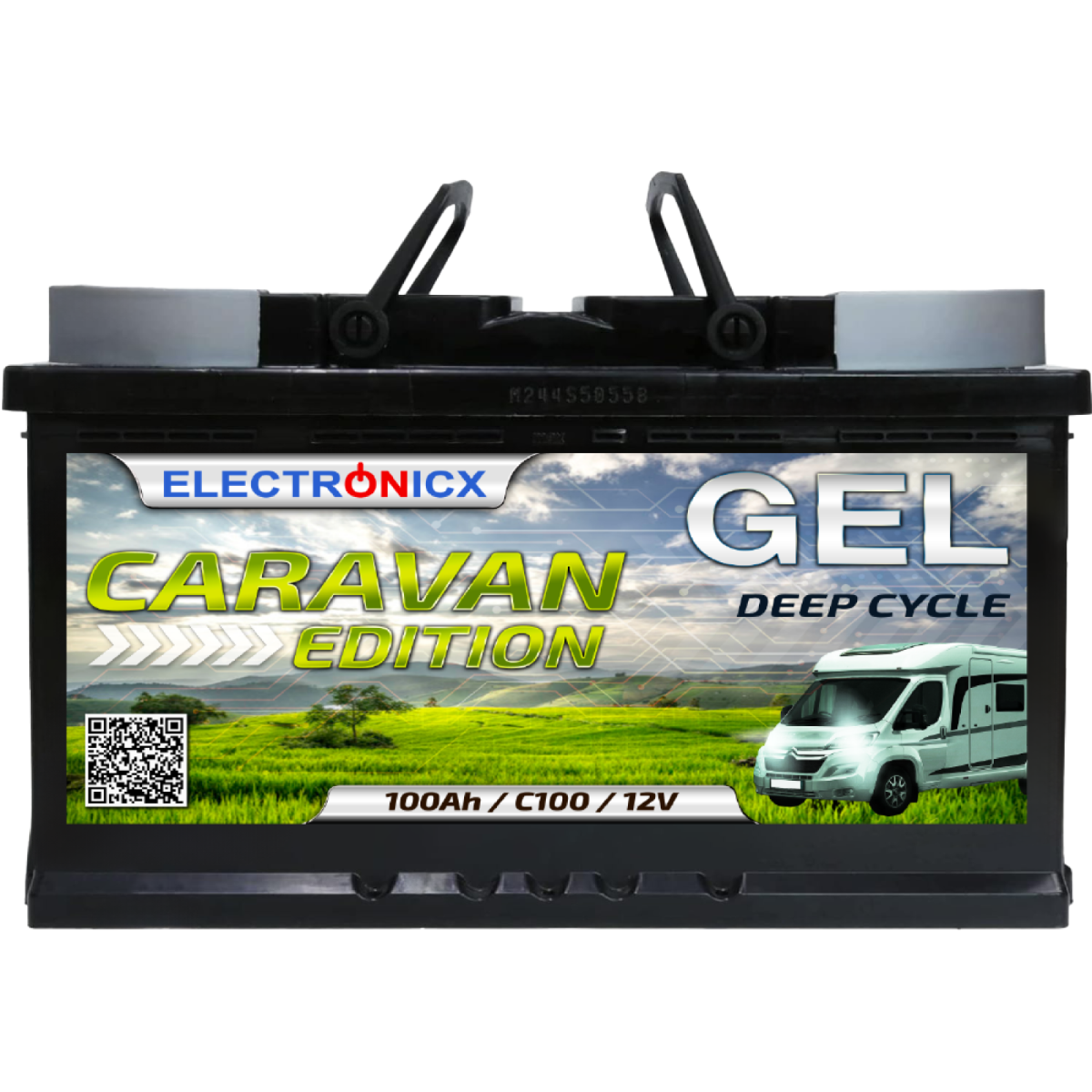 Agm Batterie LANGZEIT Blei-Akku 12V 100Ah GEL Akku Profi Blei-Batterie ...